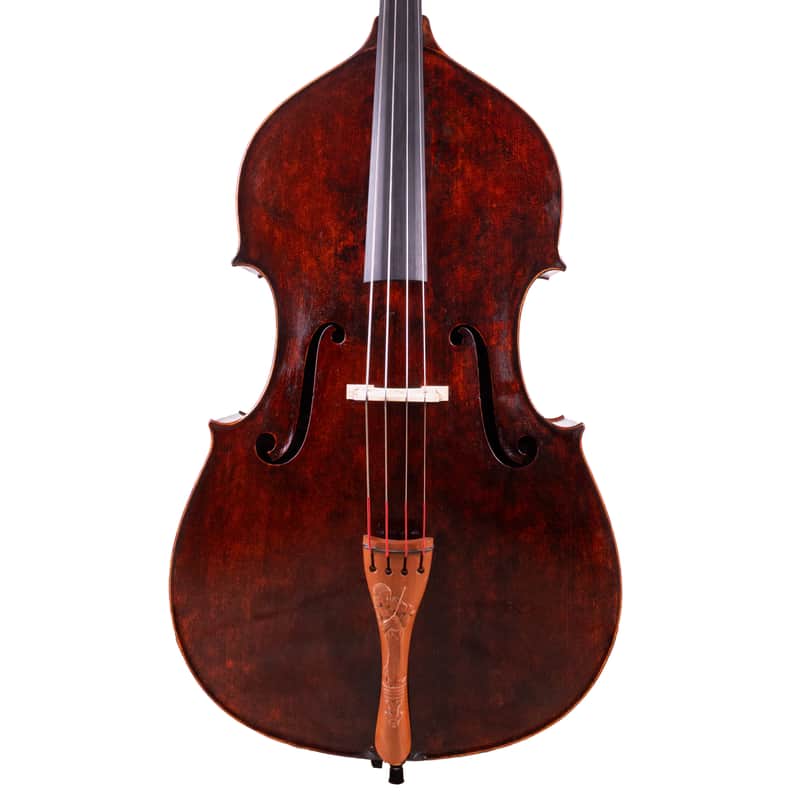 Flat Back Antique Style Double Bass 3/4 Hand-Made in Romania | Reverb