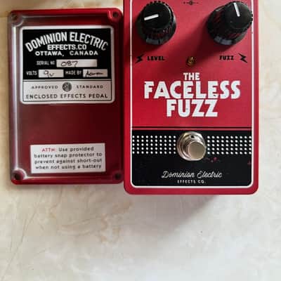 Dominion Electric Faceless Fuzz CV7003 2020’s - Red | Reverb