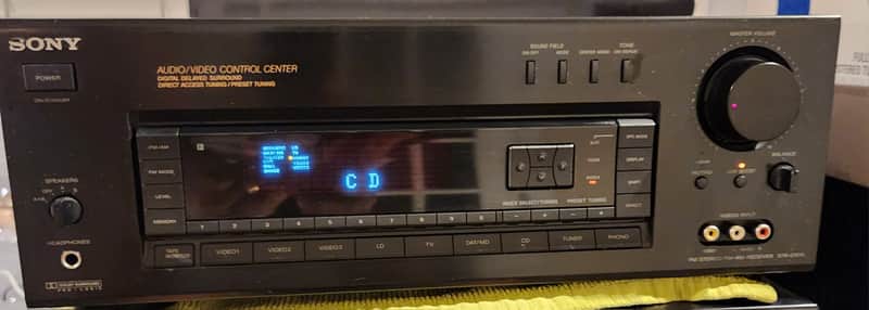Sony Sony STR-D1015 vintage 5-channel Audio/Video receiver | Reverb