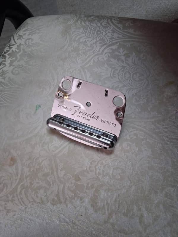 Vintage 1960's Fender Mustang Dynamic Vibrato Pat. Pend. | Reverb