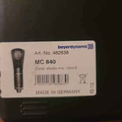 Beyerdynamic MC 840 Condenser Microphone – Excellent | Reverb