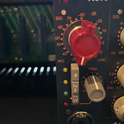 AMS Neve 1073LB 500 Series Mic Preamp Module 2010s - Blue | Reverb