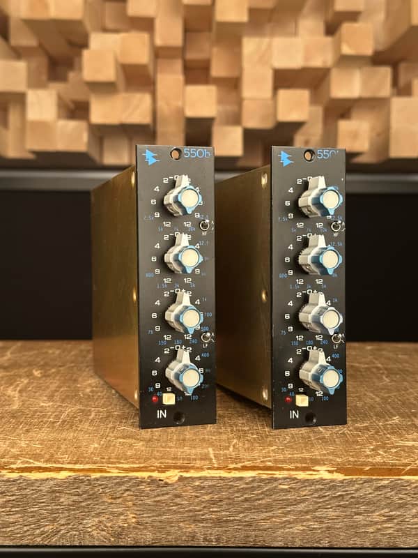 Vintage API 550B Stereo Pair. 1980s. Early close SN. 550A 550 | Reverb