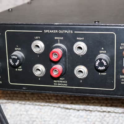 SWR SM 400 Bass Amp, Tube Pre-amp, Variable EQ, | Reverb Canada