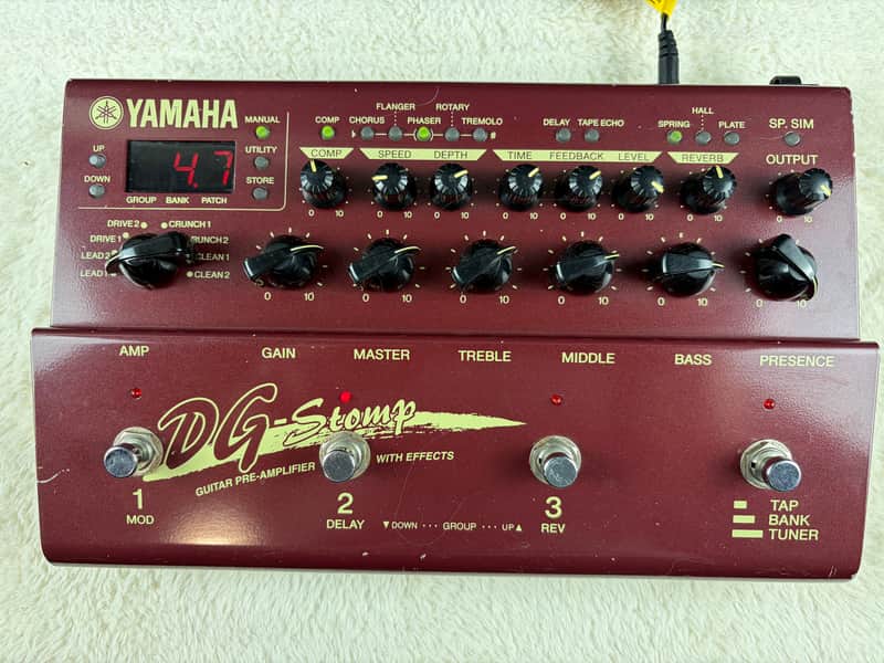 Yamaha DG Stomp pre-amp modeler multi-effects | Reverb