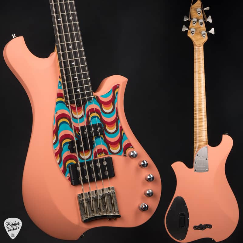 Bacci Marleo 5 String - Velvet Peach with Parato Waves | Reverb