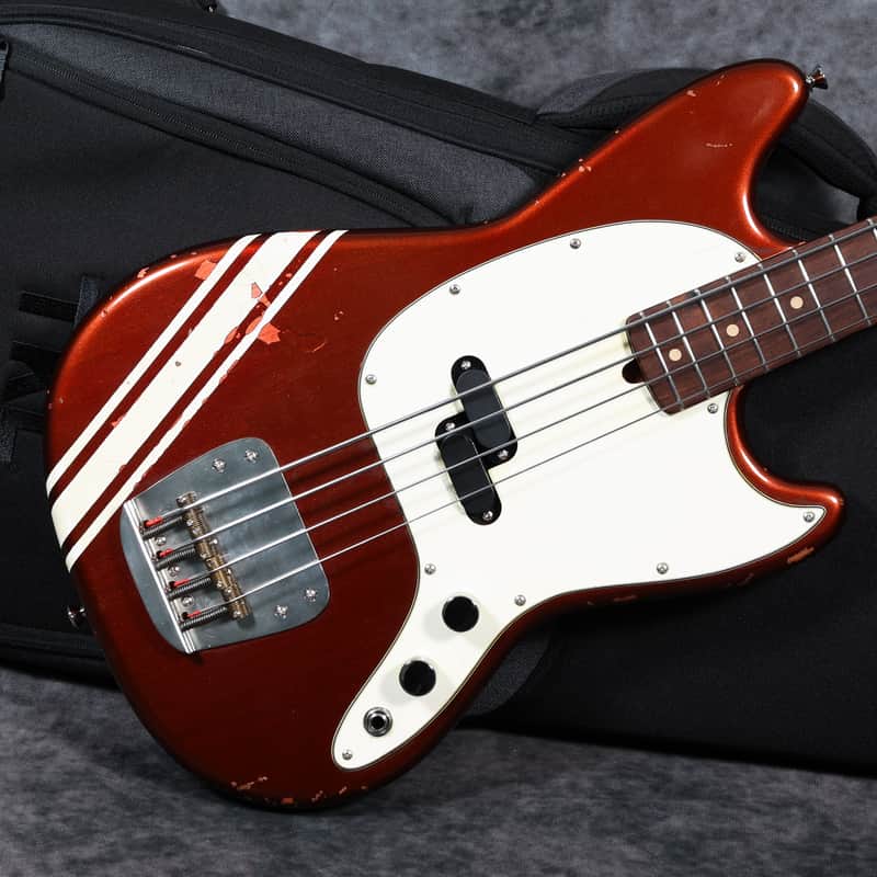 Olinto By La Bella 4-String Short Scale Bass - Candy Apple | Reverb