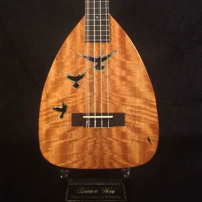 Handmade 5 String Tenor Ukulele, Solid Curly Mango & Curly | Reverb