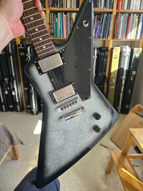 Gibson 1979 Explorer Sparkle Silver Silver Burst Refinished | Reverb