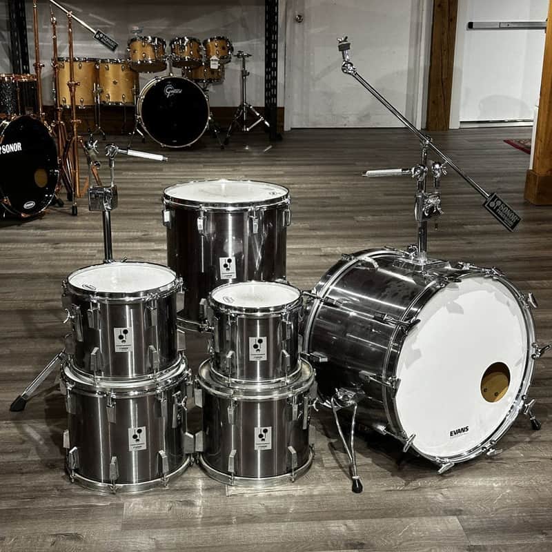 Used Vintage Sonor Performer 6pc Drum Set Chrome - Very Good | Reverb