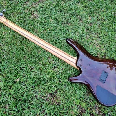 2016 Ibanez Soundgear SR405EQM - Beautiful Dragon Eye Burst | Reverb