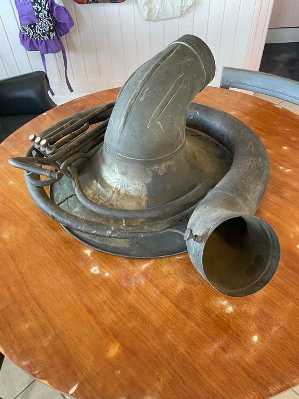Rare Antique Lyon & Healy E♭ Sousaphone – Imported European | Reverb