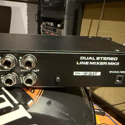 MLC Dual Stereo Line Mixer 2025 - Black New | Reverb Australia