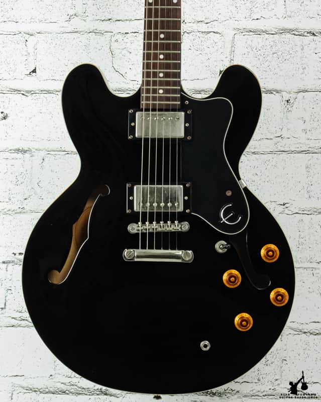 Epiphone Dot Ebony w/ohsc | Reverb