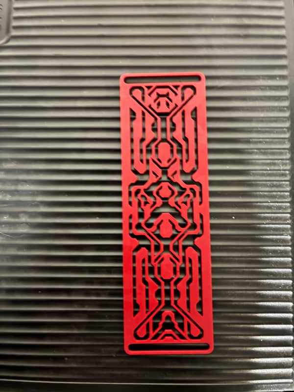 CyberDuck Eurorack Panel - 8HP Vented - Crimson | Reverb