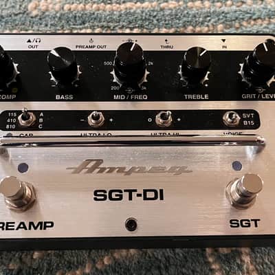 Ampeg SGT-DI Bass Preamp / DI 2023 - Present - Silver / Black | Reverb