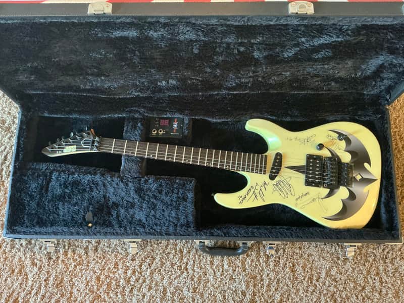 1991 ESP M-II Chris DeGarmo Queensryche Signed by All 5 | Reverb