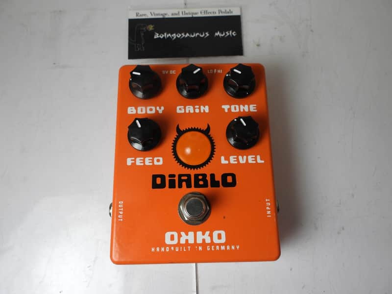 Okko Diablo Overdrive Distortion Effects Pedal Made in | Reverb