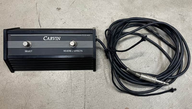 Vintage CARVIN FS-22 Reverb / Effects Footswitch Pedal | Reverb