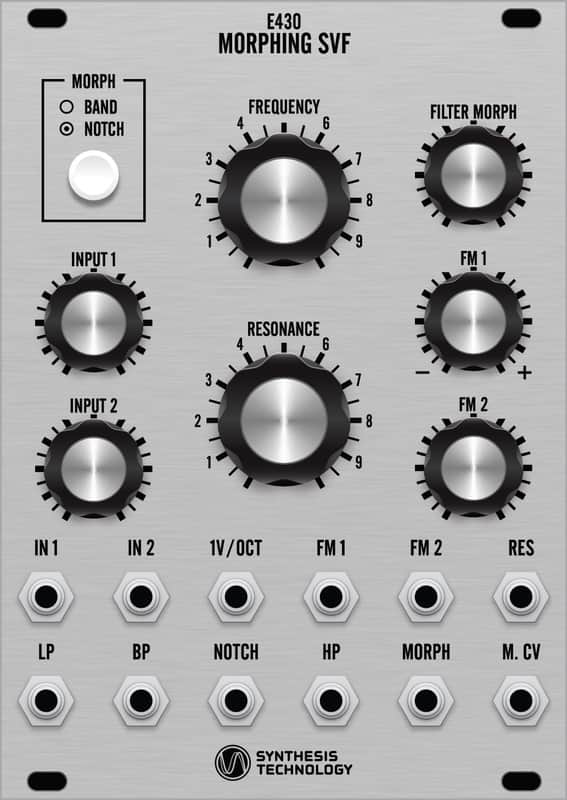 Synthesis Technology - e430 Morphing SVF (Silver) | Reverb