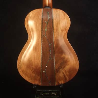 Handcrafted 5 String ArchBack Baritone Ukulele, Solid Mango, | Reverb