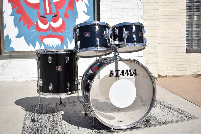 Vintage 80's Tama Red Badge Swingstar 12", 13", 16", 22" Drum | Reverb