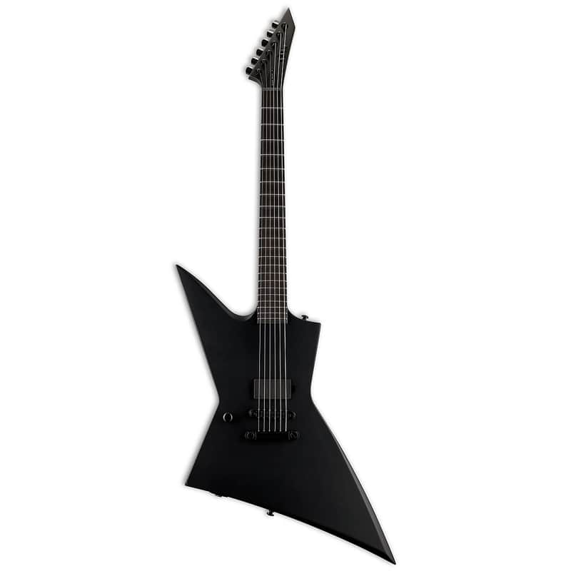 ESP LTD EX Black Metal Left-Handed | Reverb