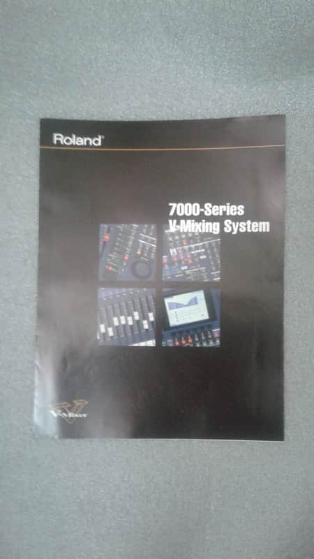 Roland 7000 V-Mixing System original product release brochure | Reverb