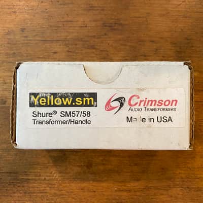Crimson Yellow Shure 57/58 Transformer/Handle 2000's - Gray | Reverb