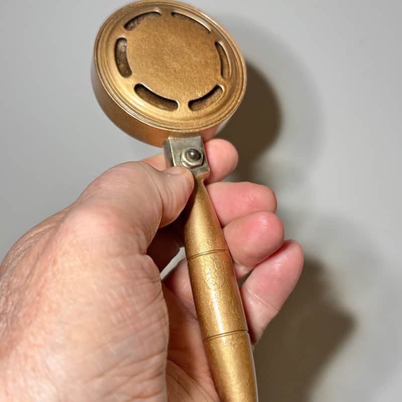 Rare 1920's Handheld Dynamic Microphone, working, cool low-fi | Reverb