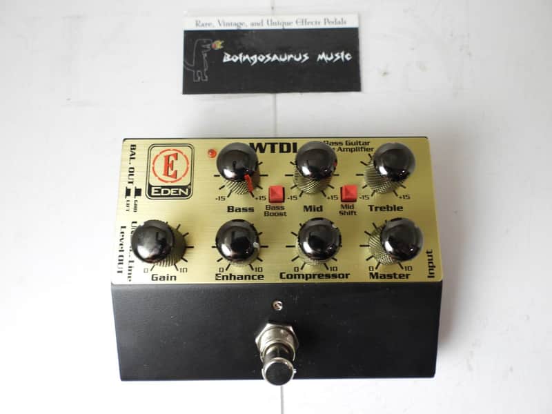 Eden WTDI World Tour DI EQ Bass Preamp Preamplifier Effects | Reverb