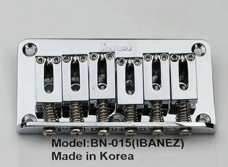 Ibanez Chrome Guitar Fixed Bridge For Ibanez | Reverb