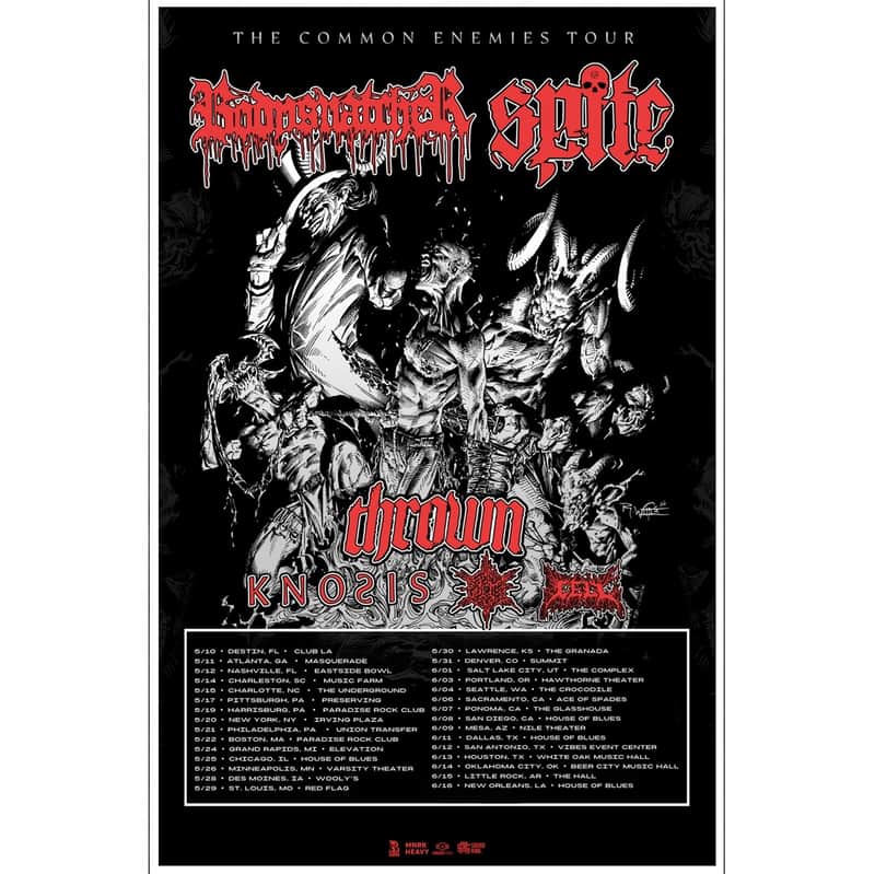 BODYSNATCHER | SPITE | THROWN | KNOSIS Tour 2024 Ltd Ed RARE | Reverb