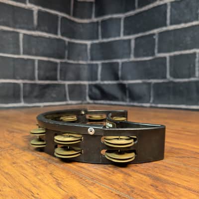 Rhythm Tech DST10 Drum Set Tambourine – Black with Brass | Reverb