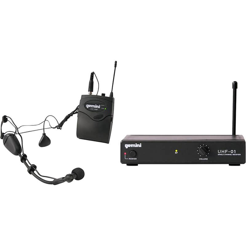 Gemini UHF-01HL Wireless Headset/Lavalier Combo System | Reverb