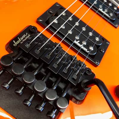 Jackson Dinky S32 Neon Orange Electric Guitar | Reverb