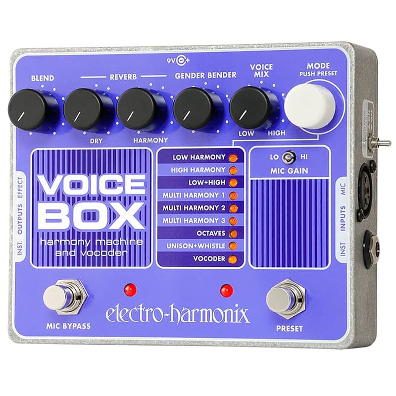 Electro-Harmonix Voice Box Harmony Machine Vocoder Vocal | Reverb