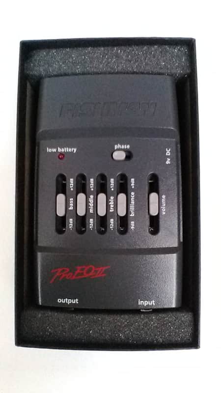 Fishman Pro EQ II Acoustic Guitar Active Preamp in Original | Reverb