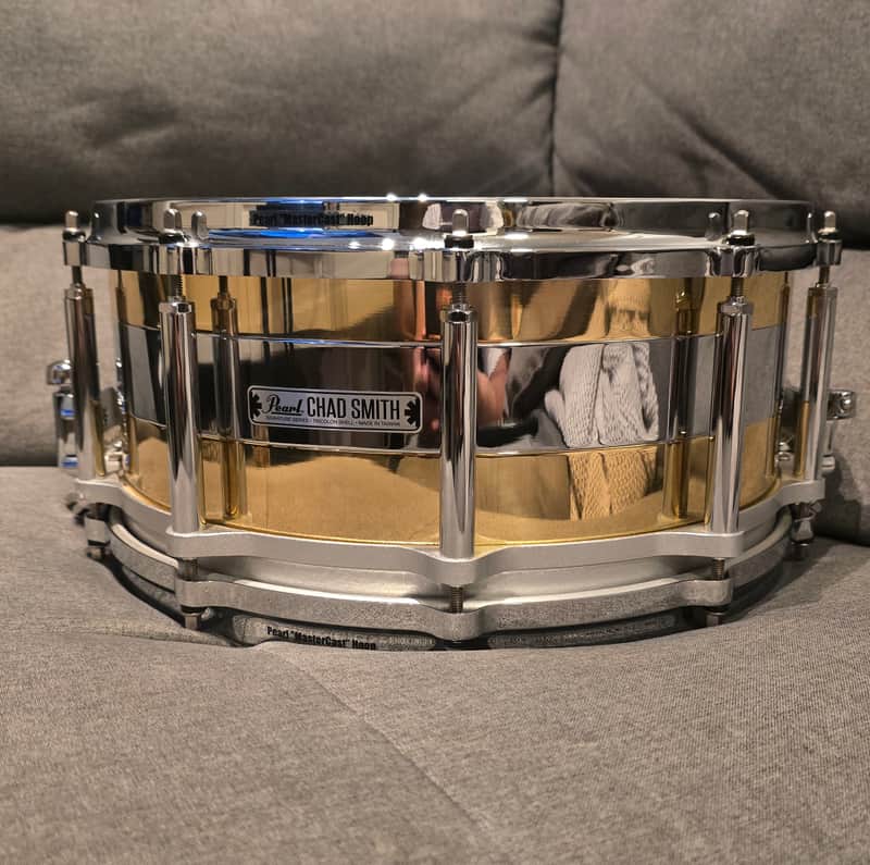 Pearl Chad Smith Signature Tricolon Free Floating Snare | Reverb