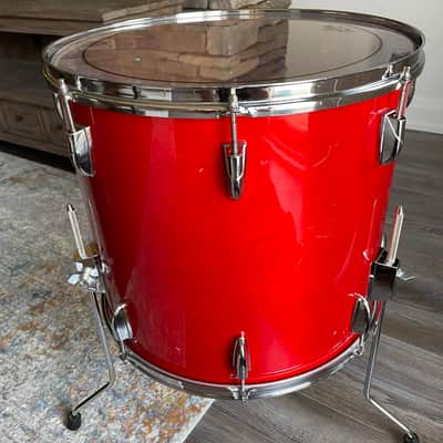 Yamaha 8000 Tour Custom - 18x16 floor tom (Model FT818)- Red | Reverb