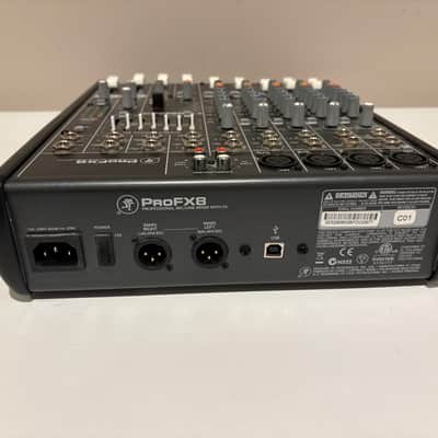 Mackie ProFX8 8-Channel Effects Mixer with Power Cable | Reverb