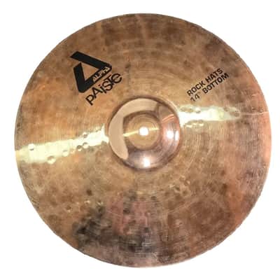 Used Paiste Alpha Rock Hi Hat Cymbals 14" - Good | Reverb