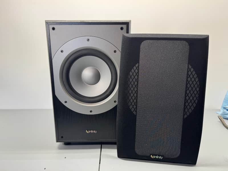 Infinity PS-8 Powered Subwoofer Bass Sub Home Theater 8" | Reverb