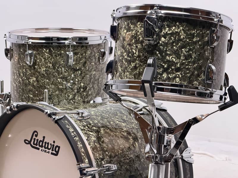 Ludwig 18/12/14" Classic Maple Jazzette Outfit - Moss Green | Reverb