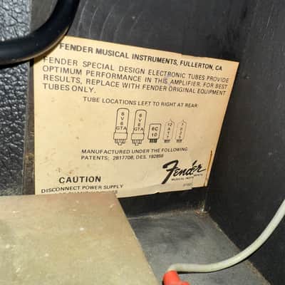 Fender Super Champ EV Version 18-Watt 1x10" Guitar Combo 1984 | Reverb