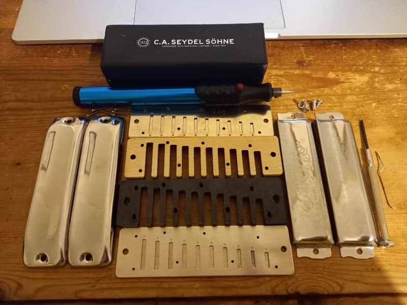 Custom Seydel 1847 Classic Harmonica + Andrew Zajac Comb + | Reverb