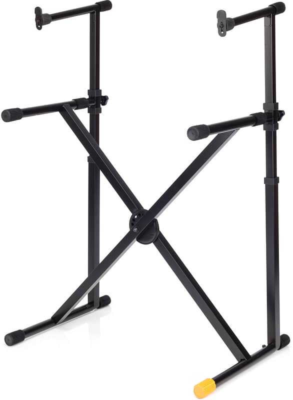 Hercules KS210B EZ-LOK Double Tier X-Style Keyboard Stand | Reverb