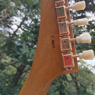Gibson Heritage Explorer 1981 - Natural Korina | Reverb