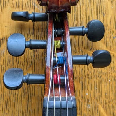 Handmade 5-string fiddle full size 2026 - Deep red | Reverb