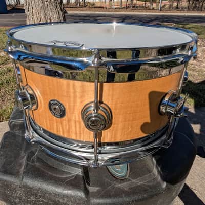 DW Edge Snare - Exotic Flame Maple | Reverb